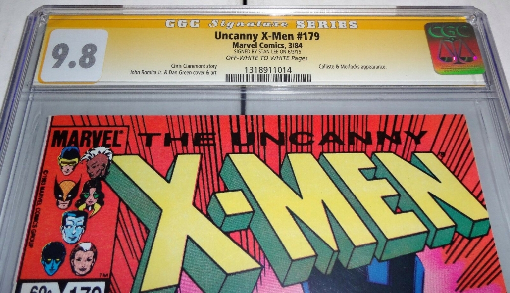 Uncanny X-Men #179 CGC SS 9.8 Signature Autograph STAN LEE Callisto ...
