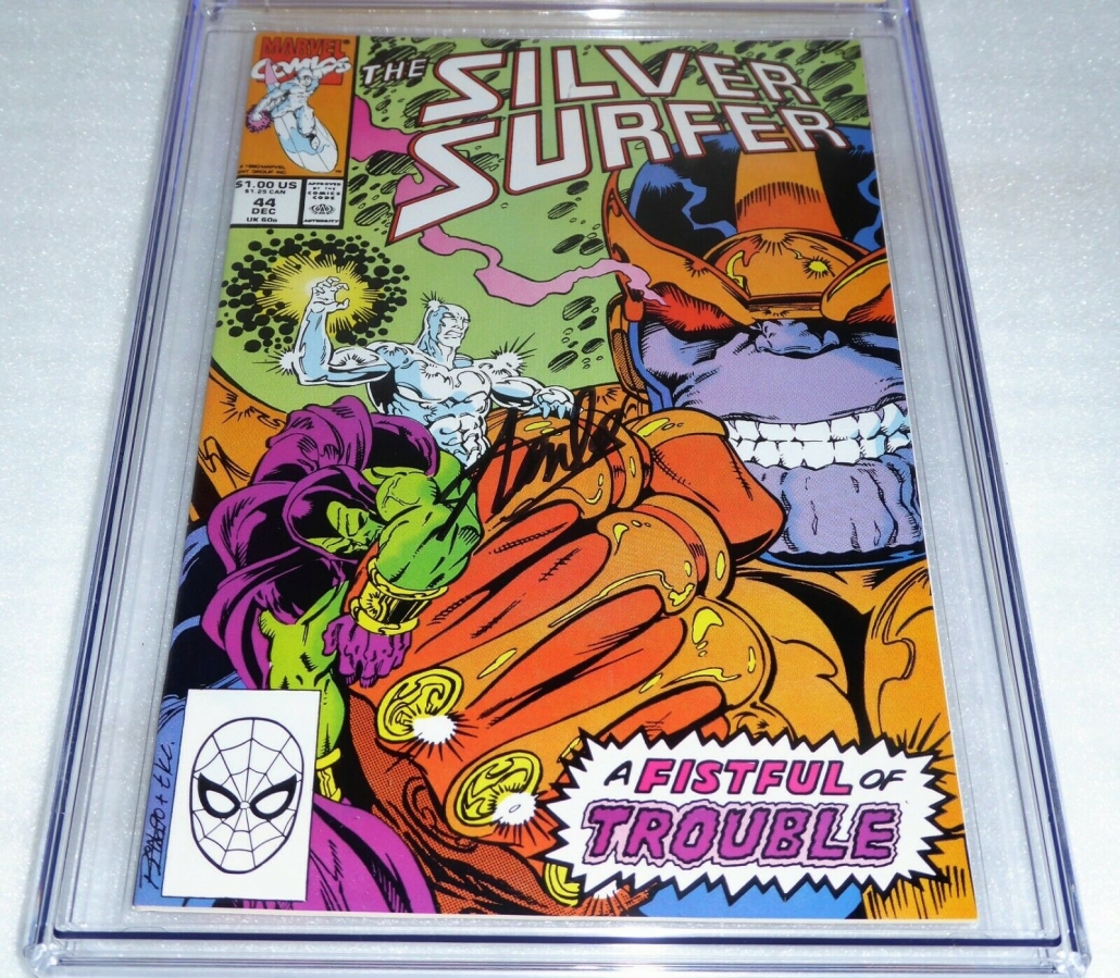 Silver Surfer #v3 #44 CGC SS 9.8 Signature Signed STAN LEE 1st Infinity ...