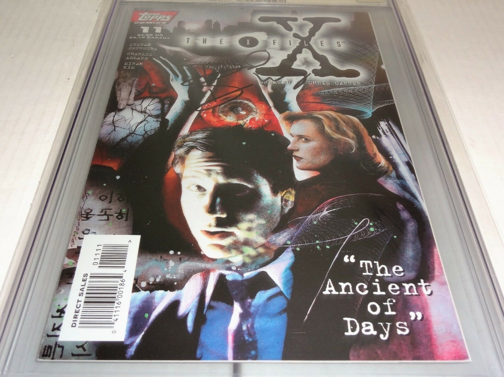 Comics Topps X-Files #11 CGC SS 9.8 Signature Autograph DAVID DUCHOVNY ...