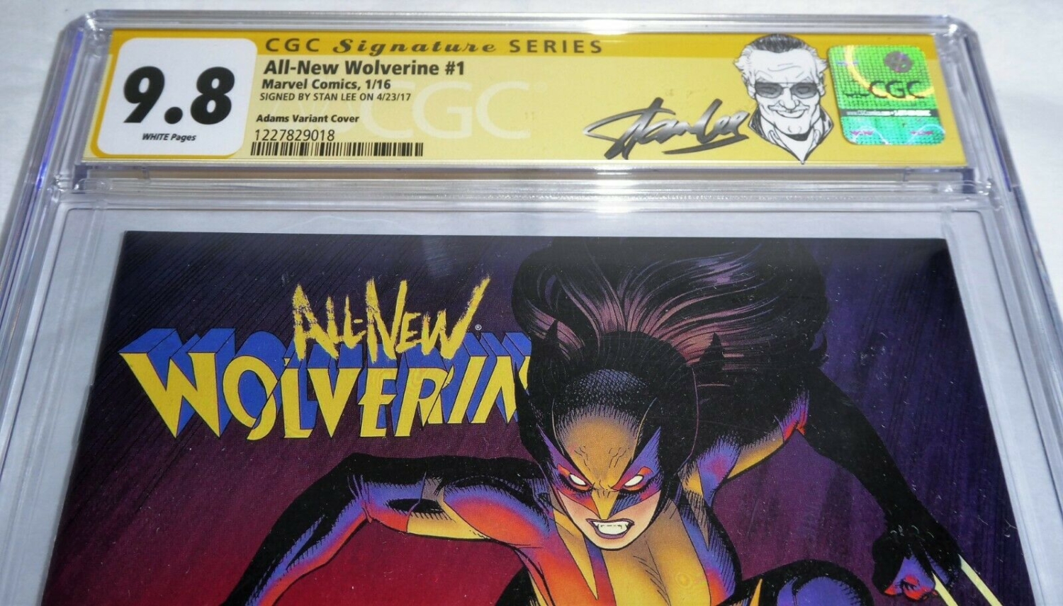 All-New Wolverine #1 CGC SS Signature Autograph STAN LEE Adams Variant ...