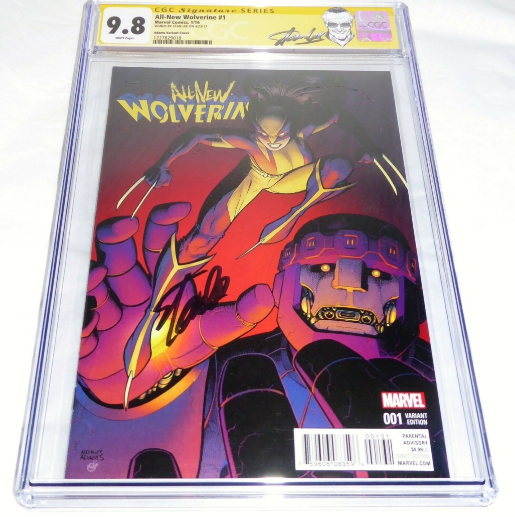 All-New Wolverine #1 CGC SS Signature Autograph STAN LEE Adams Variant ...